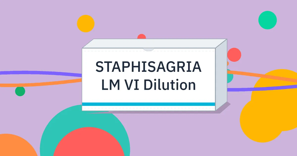 Symbolbild: Packung mit der Aufschrift STAPHISAGRIA LM VI Dilution (PZN 02669167) – Verfügbarkeit und Bezug in Apotheken in Frankfurt am Main