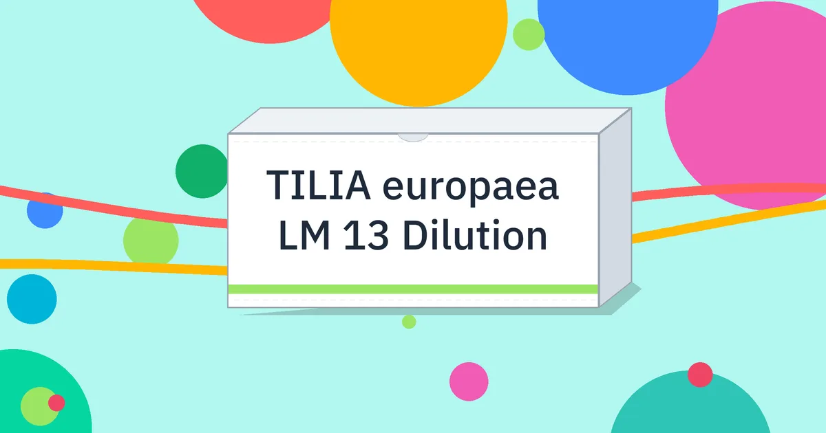 Symbolbild: Packung mit der Aufschrift TILIA europaea LM 13 Dilution (PZN 13223888) – Verfügbarkeit und Bezug in Apotheken in Frankfurt am Main