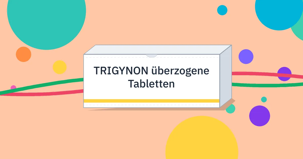 Symbolbild: Packung mit der Aufschrift TRIGYNON überzogene Tabletten (PZN 16686123) – Verfügbarkeit und Bezug in Apotheken in Frankfurt am Main