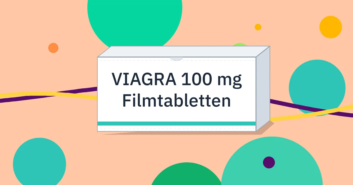 Symbolbild: Packung mit der Aufschrift VIAGRA 100 mg Filmtabletten (PZN 08906817) – Verfügbarkeit und Bezug in Apotheken in Frankfurt am Main