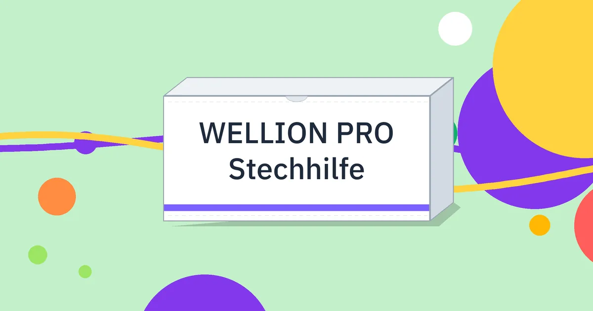 Symbolbild: Packung mit der Aufschrift WELLION PRO Stechhilfe (PZN 09543966) – Verfügbarkeit und Bezug in Apotheken in Frankfurt am Main