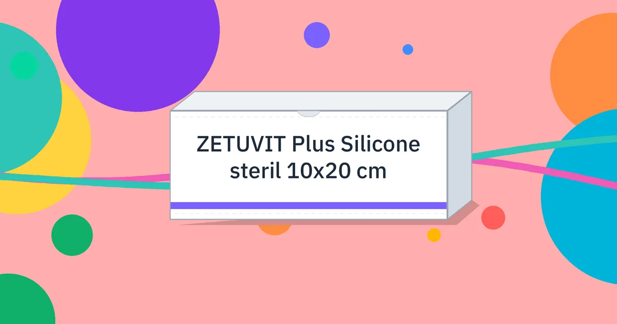 Symbolbild: Packung mit der Aufschrift ZETUVIT Plus Silicone steril 10x20 cm (PZN 14415124) – Verfügbarkeit und Bezug in Apotheken in Frankfurt am Main