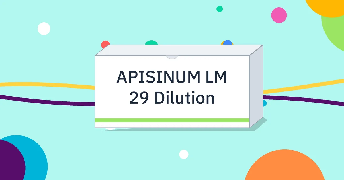Symbolbild: Packung mit der Aufschrift APISINUM LM 29 Dilution (PZN 12456969) – Verfügbarkeit und Bezug in Apotheken in Frankfurt am Main