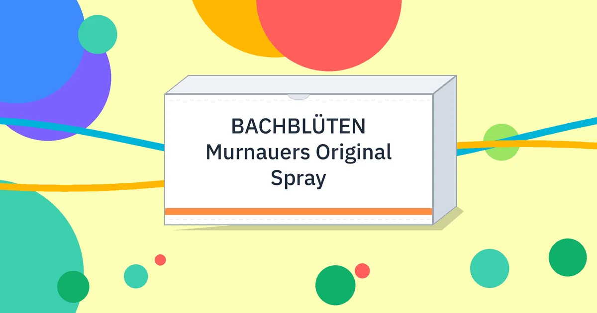 Symbolbild: Packung mit der Aufschrift BACHBLÜTEN Murnauers Original Spray (PZN 12448102) – Verfügbarkeit und Bezug in Apotheken in Frankfurt am Main