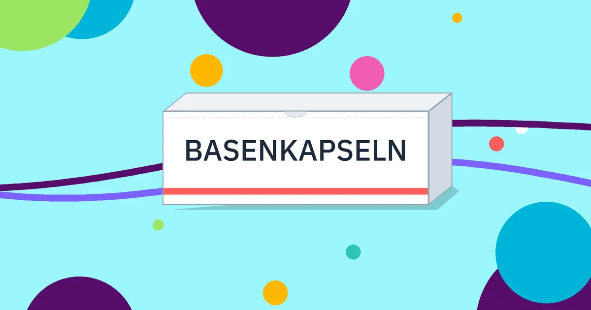 Symbolbild: Packung mit der Aufschrift BASENKAPSELN (PZN 16487300) – Verfügbarkeit und Bezug in Apotheken in Frankfurt am Main