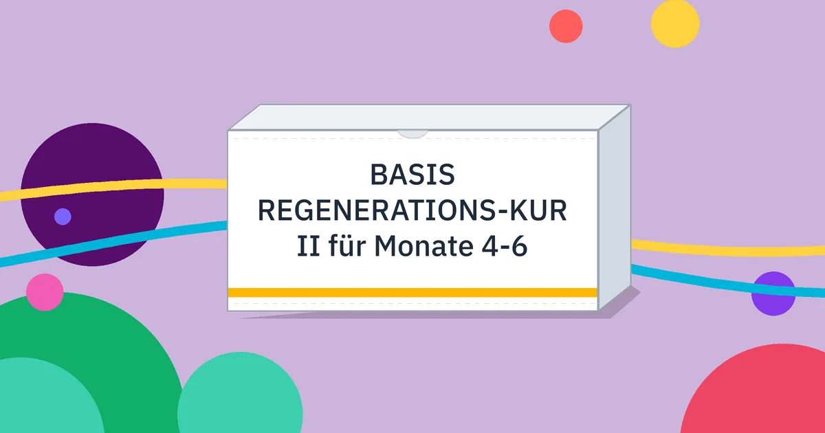 Symbolbild: Packung mit der Aufschrift BASIS REGENERATIONS-KUR II für Monate 4-6 (PZN 12511705) – Verfügbarkeit und Bezug in Apotheken in Frankfurt am Main