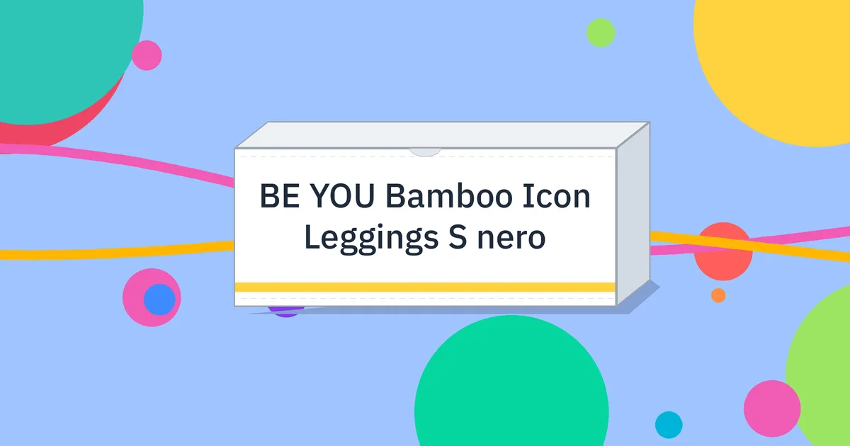 Symbolbild: Packung mit der Aufschrift BE YOU Bamboo Icon Leggings S nero (PZN 18649623) – Verfügbarkeit und Bezug in Apotheken in Frankfurt am Main