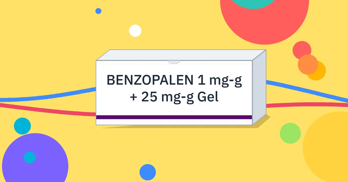 Symbolbild: Packung mit der Aufschrift BENZOPALEN 1 mg-g + 25 mg-g Gel (PZN 20949918) – Verfügbarkeit und Bezug in Apotheken in Frankfurt am Main