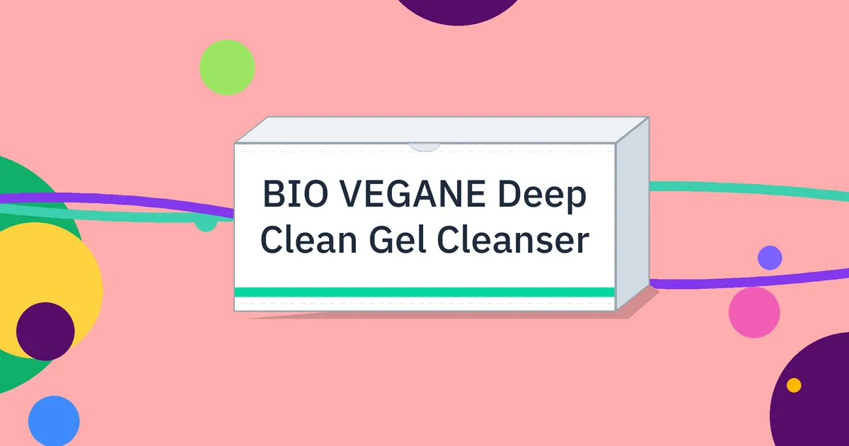 Symbolbild: Packung mit der Aufschrift BIO VEGANE Deep Clean Gel Cleanser (PZN 20054357) – Verfügbarkeit und Bezug in Apotheken in Frankfurt am Main
