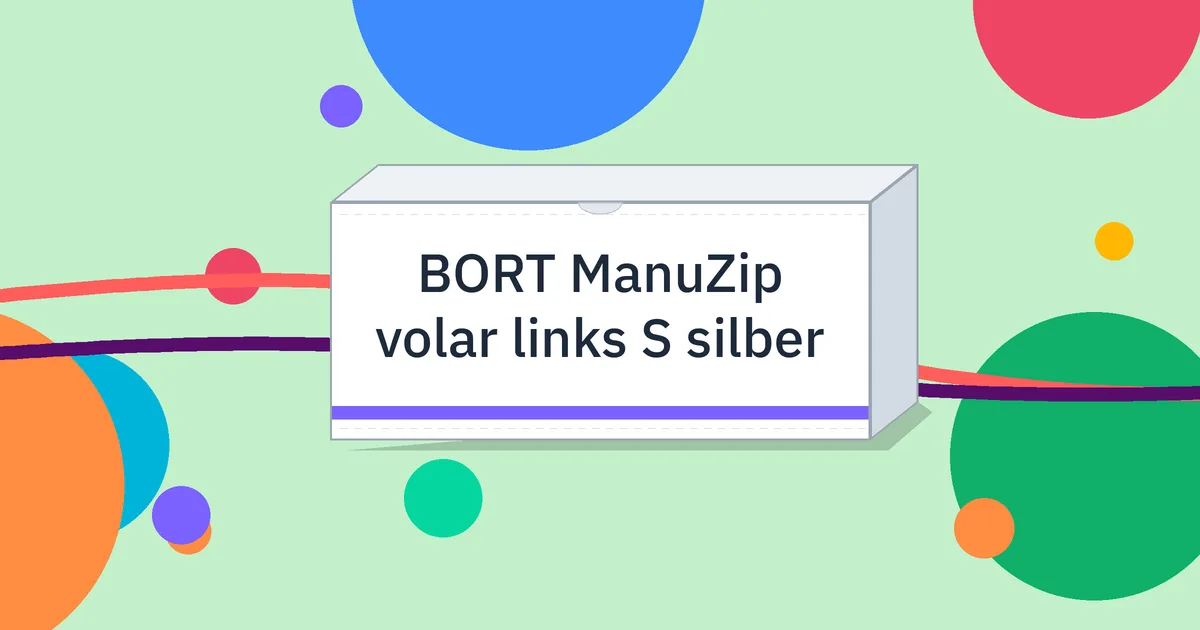 Symbolbild: Packung mit der Aufschrift BORT ManuZip volar links S silber (PZN 05872199) – Verfügbarkeit und Bezug in Apotheken in Frankfurt am Main