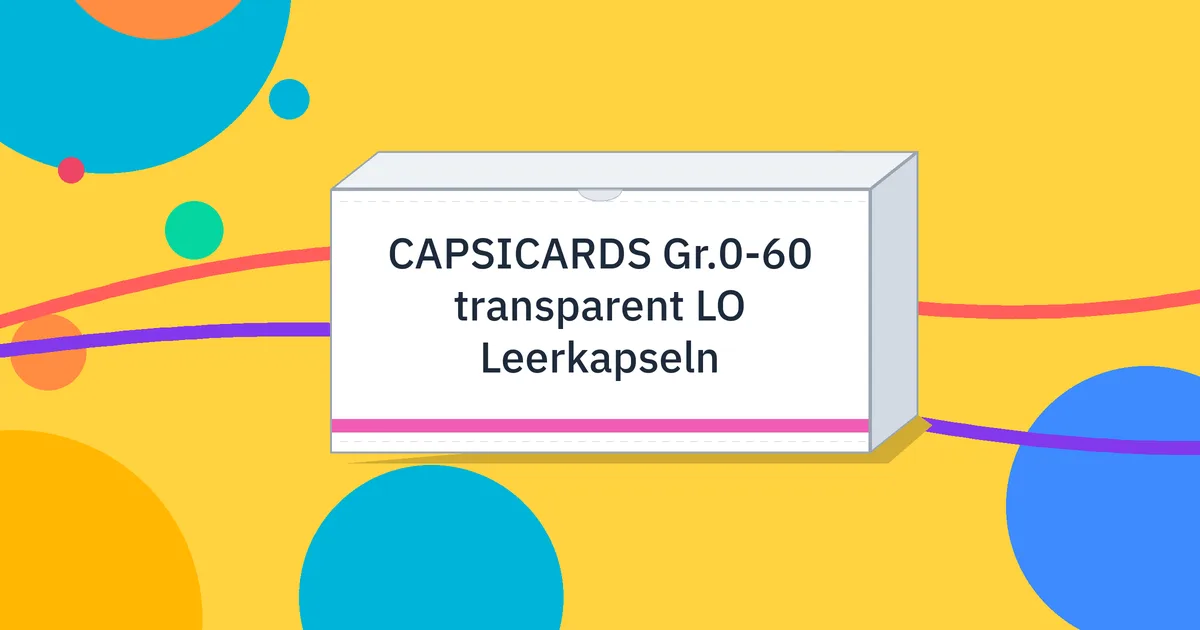 Symbolbild: Packung mit der Aufschrift CAPSICARDS Gr.0-60 transparent LO Leerkapseln (PZN 11000003) – Verfügbarkeit und Bezug in Apotheken in Frankfurt am Main