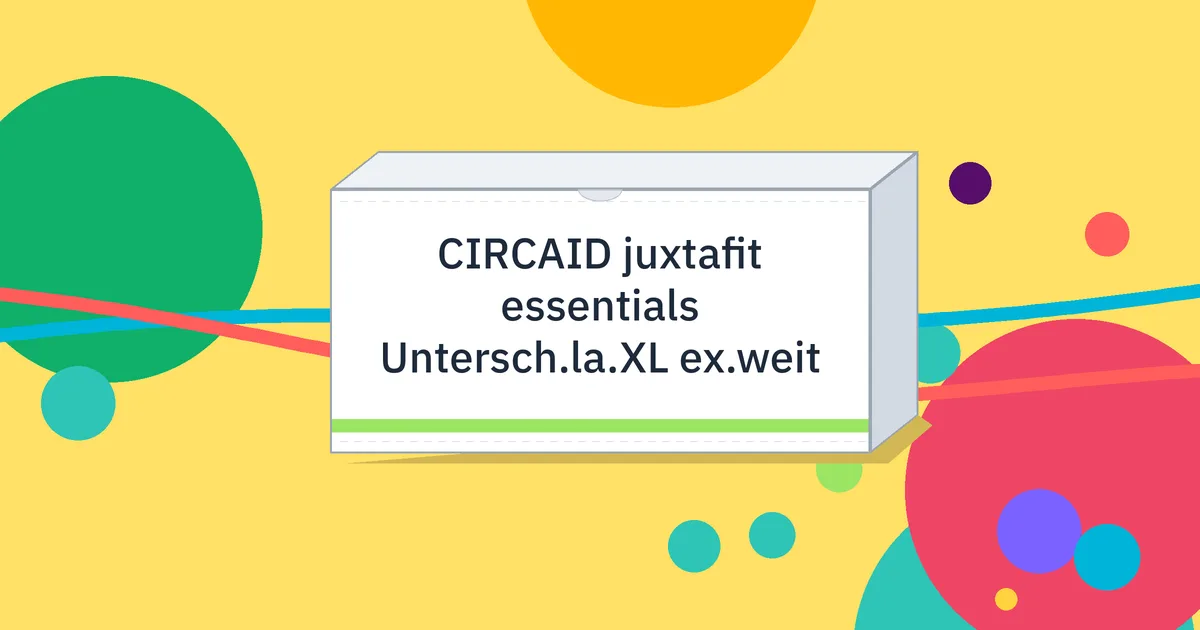Symbolbild: Packung mit der Aufschrift CIRCAID juxtafit essentials Untersch.la.XL ex.weit (PZN 17939276) – Verfügbarkeit und Bezug in Apotheken in Frankfurt am Main