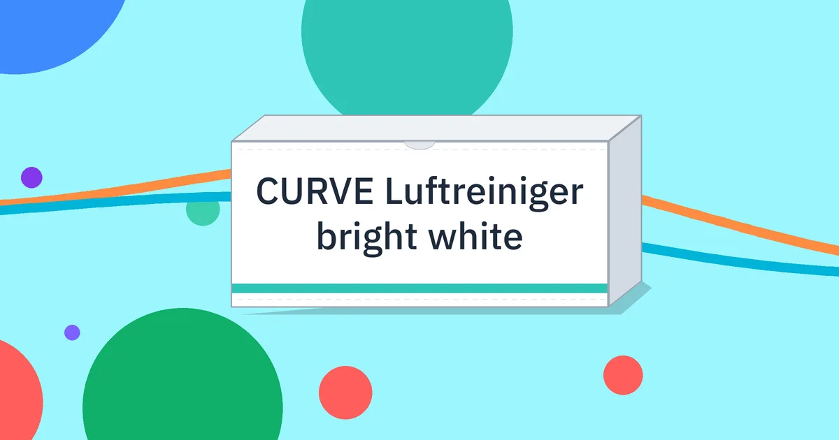 Symbolbild: Packung mit der Aufschrift CURVE Luftreiniger bright white (PZN 18139684) – Verfügbarkeit und Bezug in Apotheken in Frankfurt am Main