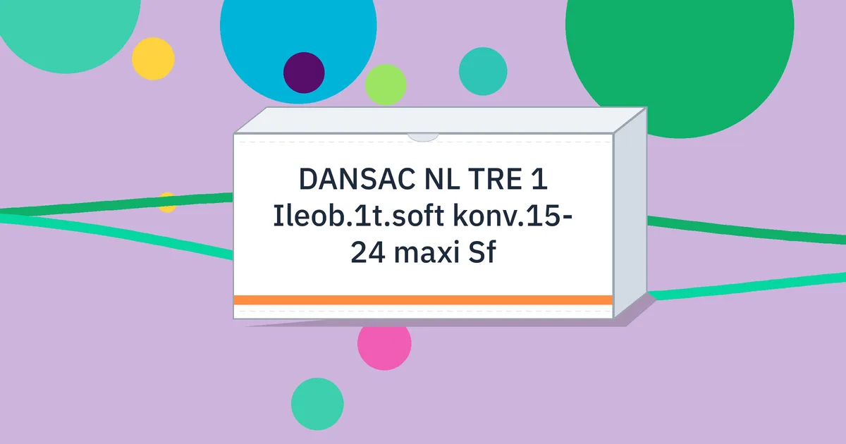Symbolbild: Packung mit der Aufschrift DANSAC NL TRE 1 Ileob.1t.soft konv.15-24 maxi Sf (PZN 19203852) – Verfügbarkeit und Bezug in Apotheken in Frankfurt am Main