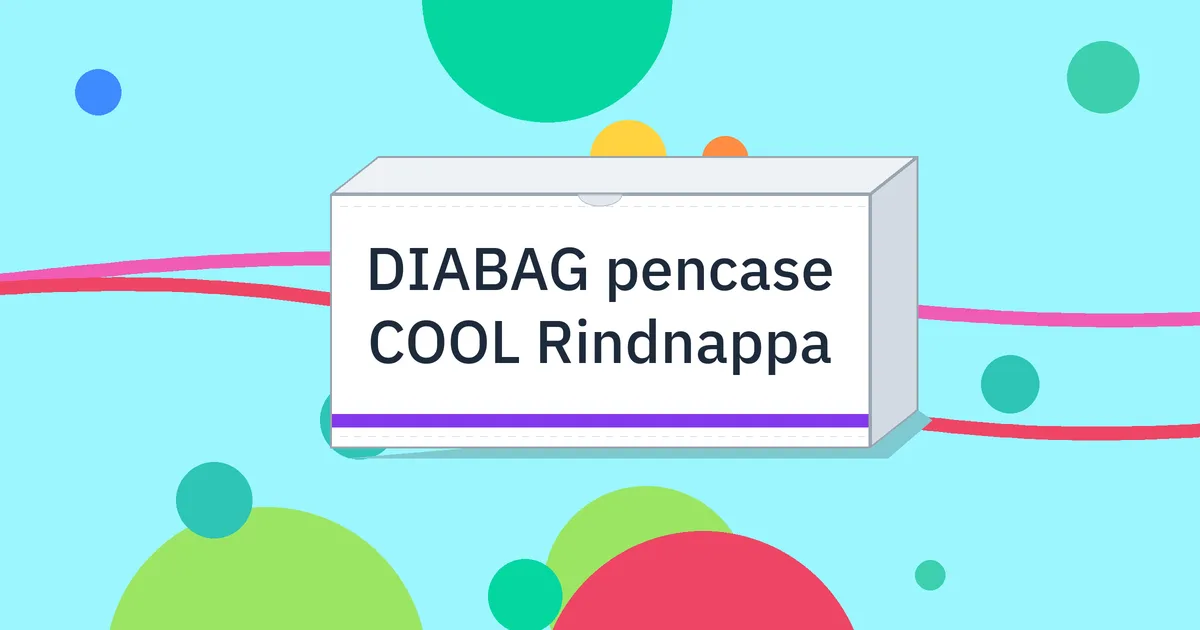 Symbolbild: Packung mit der Aufschrift DIABAG pencase COOL Rindnappa (PZN 12909098) – Verfügbarkeit und Bezug in Apotheken in Frankfurt am Main