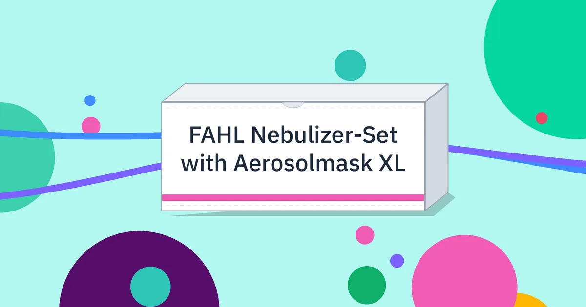 Symbolbild: Packung mit der Aufschrift FAHL Nebulizer-Set with Aerosolmask XL (PZN 16797443) – Verfügbarkeit und Bezug in Apotheken in Frankfurt am Main