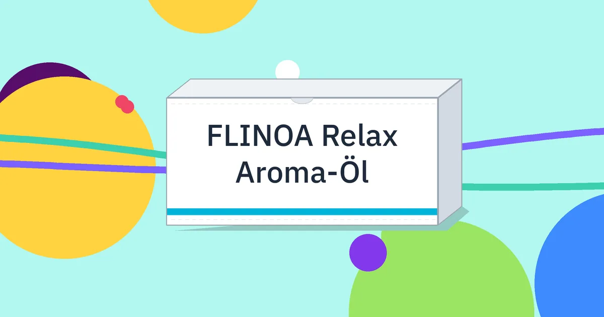 Symbolbild: Packung mit der Aufschrift FLINOA Relax Aroma-Öl (PZN 19845645) – Verfügbarkeit und Bezug in Apotheken in Frankfurt am Main