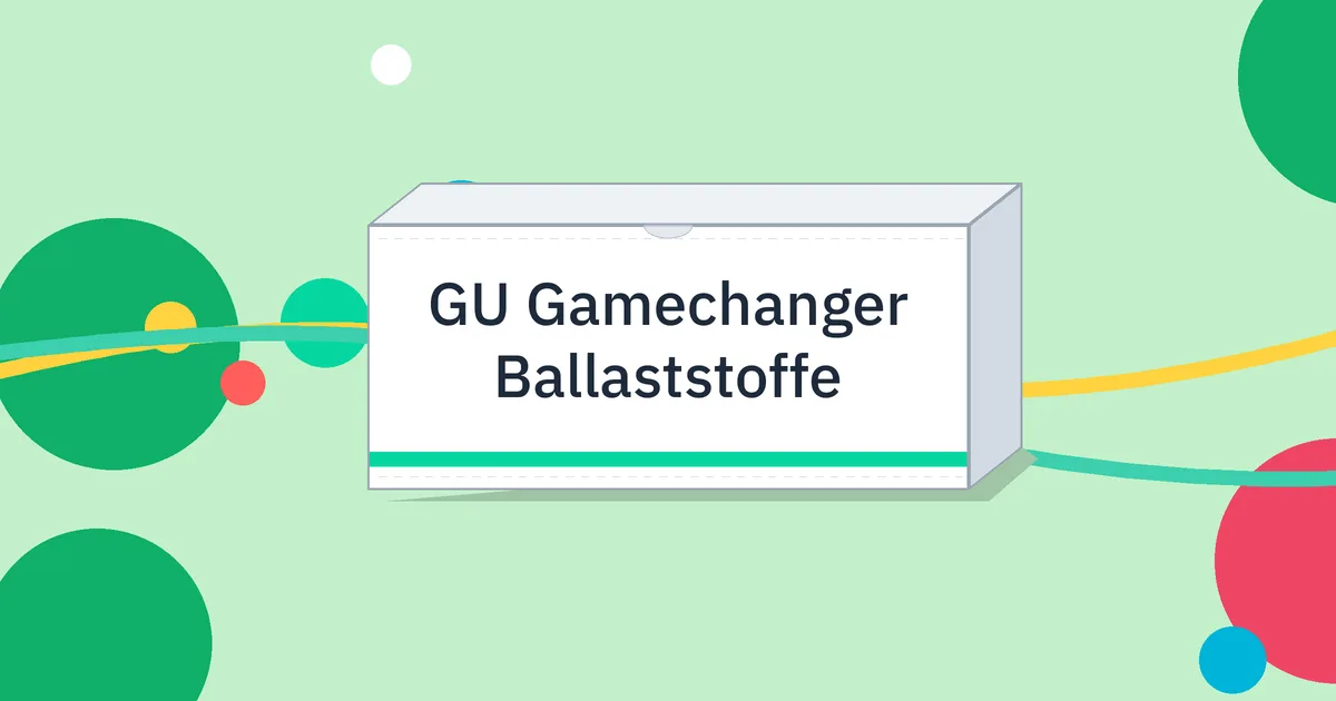 Symbolbild: Packung mit der Aufschrift GU Gamechanger Ballaststoffe (PZN 20945524) – Verfügbarkeit und Bezug in Apotheken in Frankfurt am Main