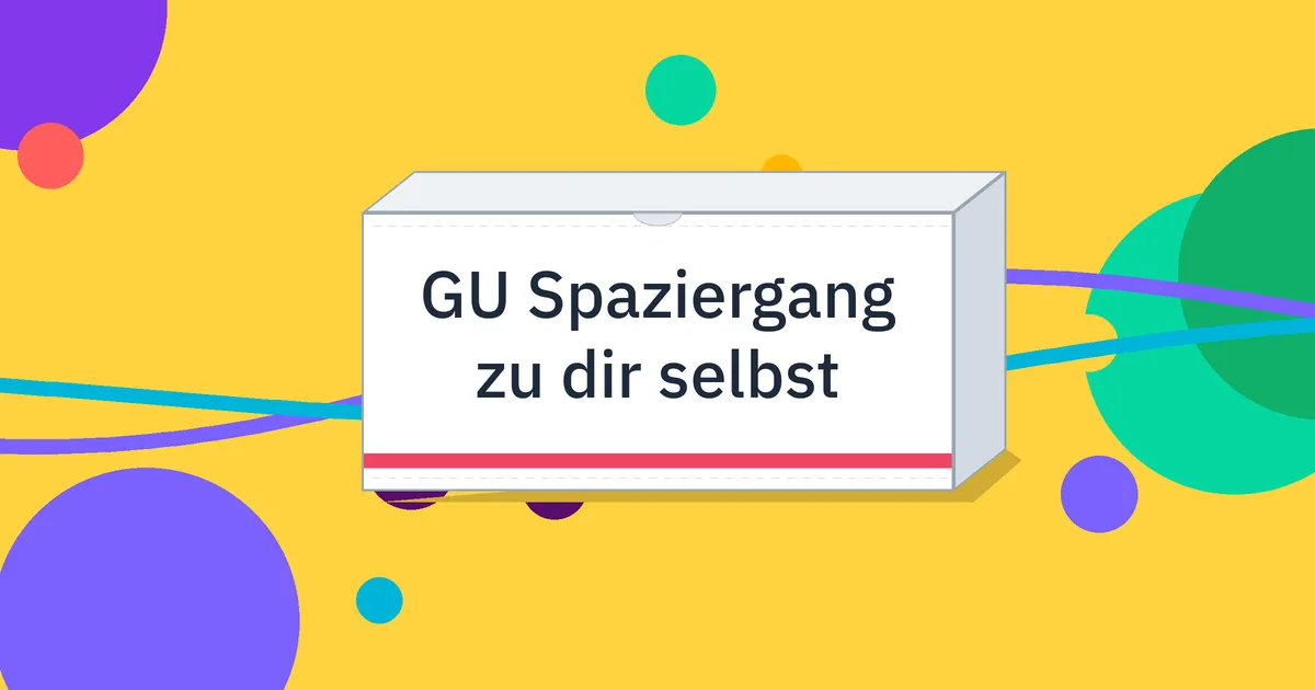 Symbolbild: Packung mit der Aufschrift GU Spaziergang zu dir selbst (PZN 18266632) – Verfügbarkeit und Bezug in Apotheken in Frankfurt am Main