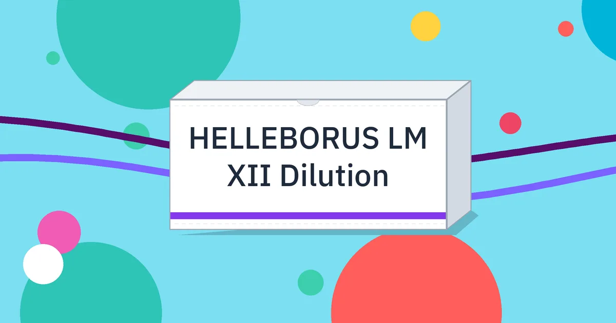 Symbolbild: Packung mit der Aufschrift HELLEBORUS LM XII Dilution (PZN 02674694) – Verfügbarkeit und Bezug in Apotheken in Frankfurt am Main