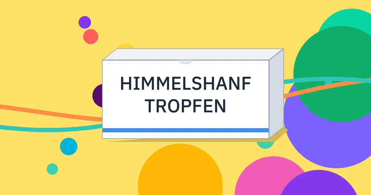 Symbolbild: Packung mit der Aufschrift HIMMELSHANF TROPFEN (PZN 15229702) – Verfügbarkeit und Bezug in Apotheken in Frankfurt am Main