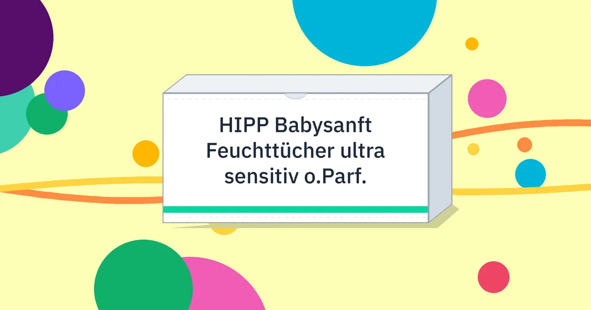 Symbolbild: Packung mit der Aufschrift HIPP Babysanft Feuchttücher ultra sensitiv o.Parf. (PZN 18681466) – Verfügbarkeit und Bezug in Apotheken in Frankfurt am Main