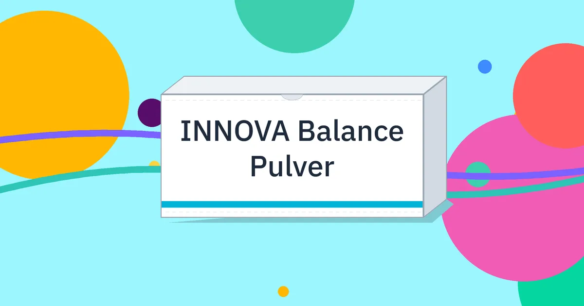 Symbolbild: Packung mit der Aufschrift INNOVA Balance Pulver (PZN 09334033) – Verfügbarkeit und Bezug in Apotheken in Frankfurt am Main