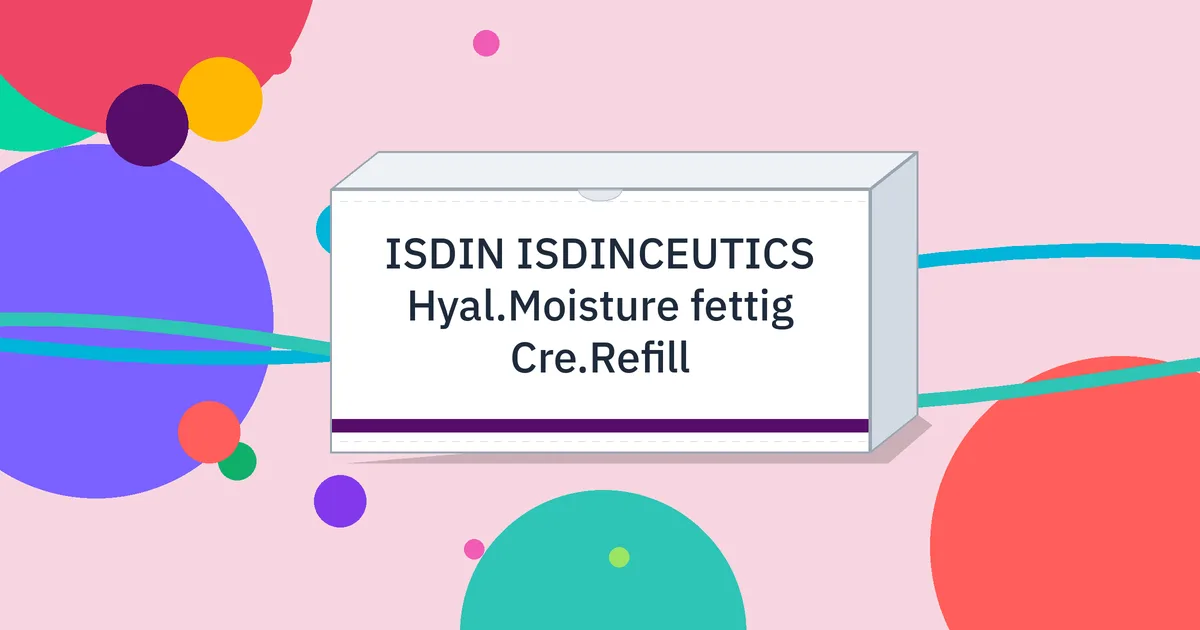 Symbolbild: Packung mit der Aufschrift ISDIN ISDINCEUTICS Hyal.Moisture fettig Cre.Refill (PZN 18062272) – Verfügbarkeit und Bezug in Apotheken in Frankfurt am Main