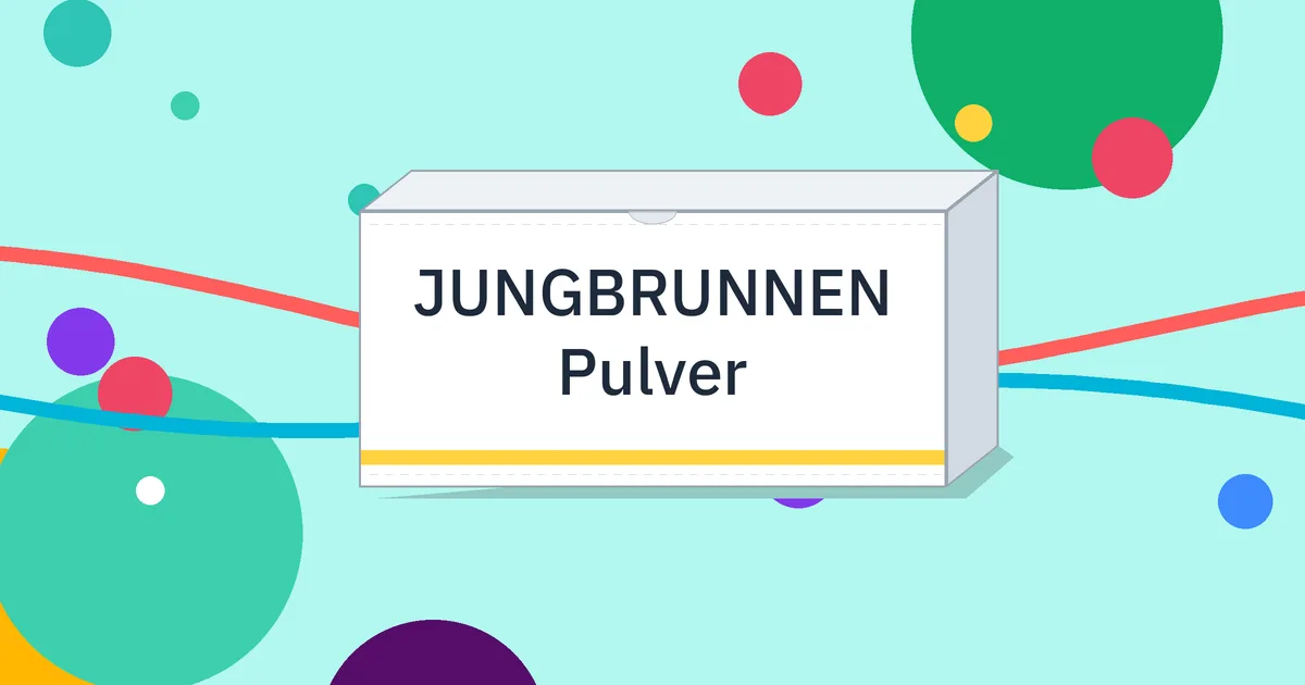 Symbolbild: Packung mit der Aufschrift JUNGBRUNNEN Pulver (PZN 15780877) – Verfügbarkeit und Bezug in Apotheken in Frankfurt am Main