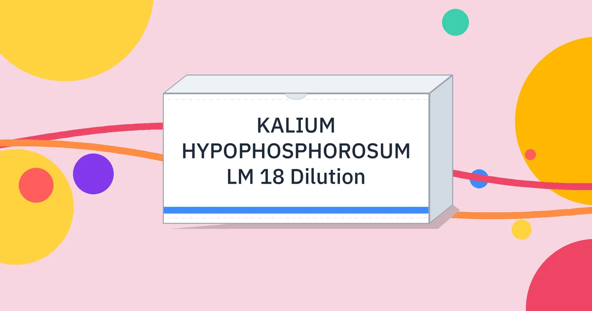 Symbolbild: Packung mit der Aufschrift KALIUM HYPOPHOSPHOROSUM LM 18 Dilution (PZN 12922035) – Verfügbarkeit und Bezug in Apotheken in Frankfurt am Main