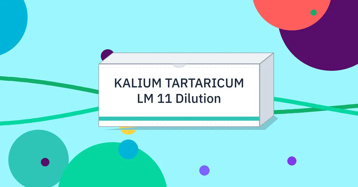Symbolbild: Packung mit der Aufschrift KALIUM TARTARICUM LM 11 Dilution (PZN 12926731) – Verfügbarkeit und Bezug in Apotheken in Frankfurt am Main