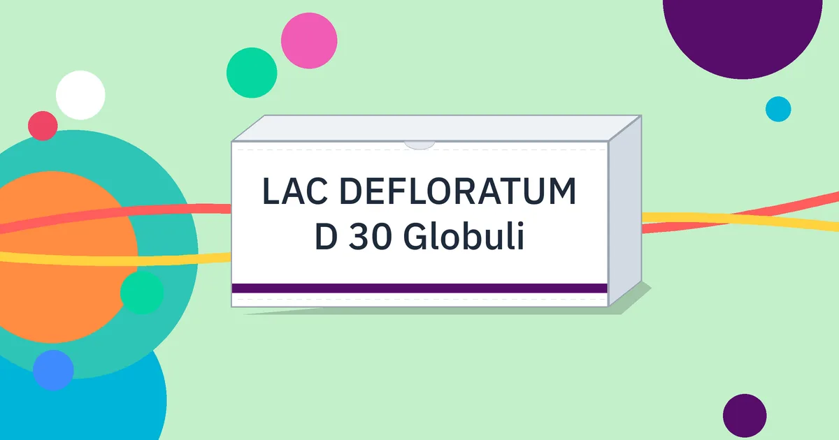 Symbolbild: Packung mit der Aufschrift LAC DEFLORATUM D 30 Globuli (PZN 00000974) – Verfügbarkeit und Bezug in Apotheken in Frankfurt am Main