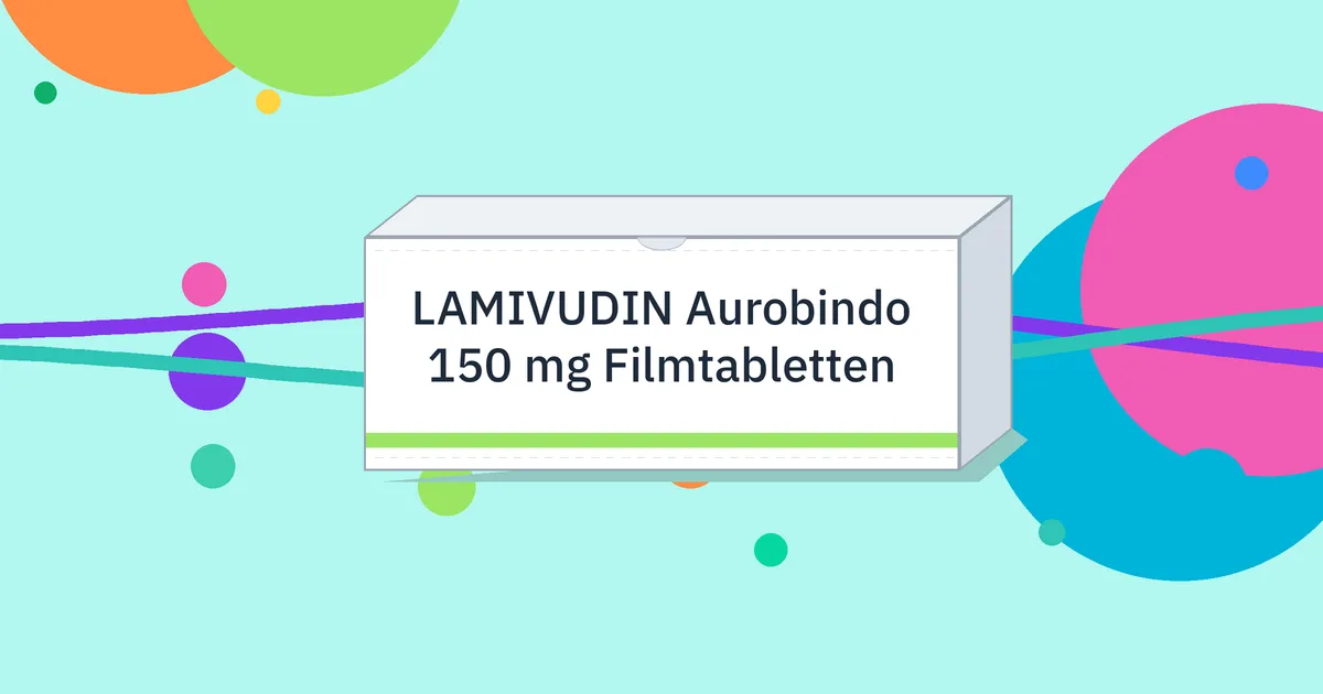Symbolbild: Packung mit der Aufschrift LAMIVUDIN Aurobindo 150 mg Filmtabletten (PZN 00139620) – Verfügbarkeit und Bezug in Apotheken in Frankfurt am Main
