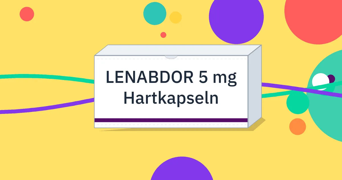 Symbolbild: Packung mit der Aufschrift LENABDOR 5 mg Hartkapseln (PZN 17934273) – Verfügbarkeit und Bezug in Apotheken in Frankfurt am Main