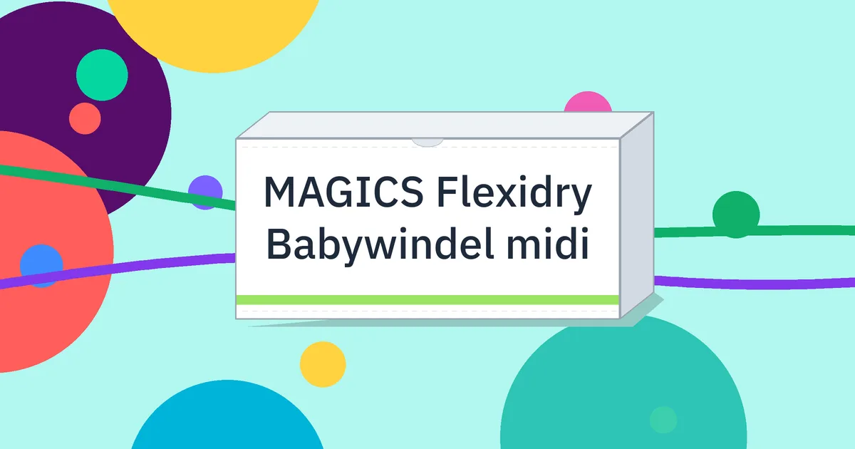 Symbolbild: Packung mit der Aufschrift MAGICS Flexidry Babywindel midi (PZN 12528522) – Verfügbarkeit und Bezug in Apotheken in Frankfurt am Main