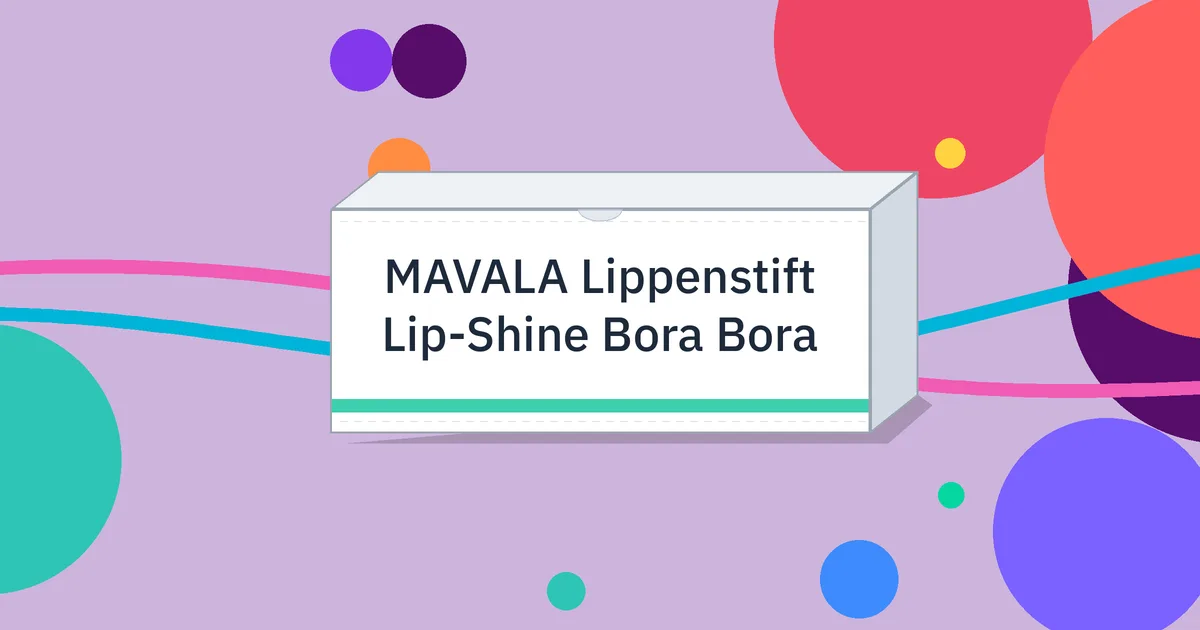 Symbolbild: Packung mit der Aufschrift MAVALA Lippenstift Lip-Shine Bora Bora (PZN 20467361) – Verfügbarkeit und Bezug in Apotheken in Frankfurt am Main