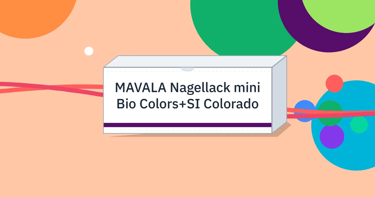 Symbolbild: Packung mit der Aufschrift MAVALA Nagellack mini Bio Colors+SI Colorado (PZN 18449309) – Verfügbarkeit und Bezug in Apotheken in Frankfurt am Main