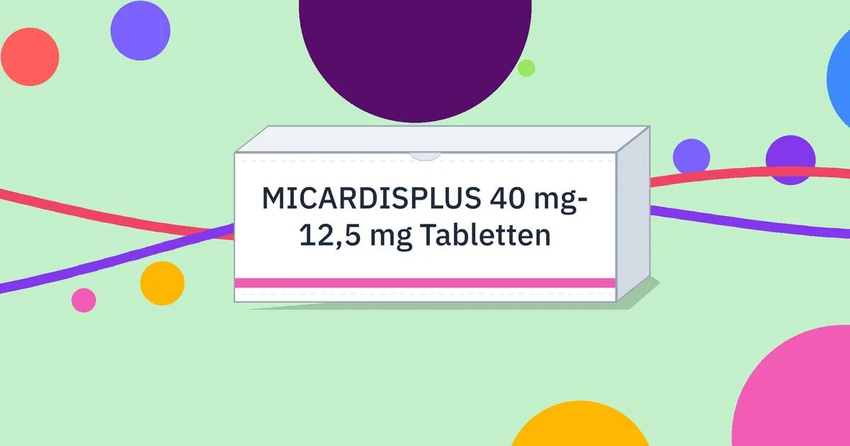 Symbolbild: Packung mit der Aufschrift MICARDISPLUS 40 mg-12,5 mg Tabletten (PZN 04348036) – Verfügbarkeit und Bezug in Apotheken in Frankfurt am Main