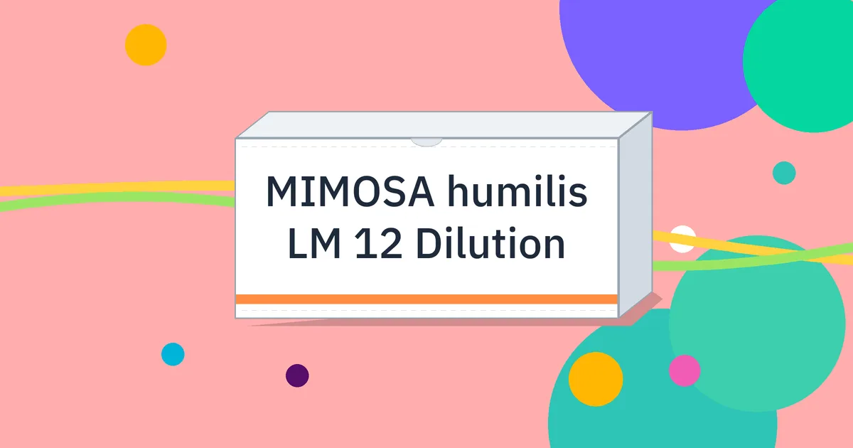 Symbolbild: Packung mit der Aufschrift MIMOSA humilis LM 12 Dilution (PZN 13608401) – Verfügbarkeit und Bezug in Apotheken in Frankfurt am Main