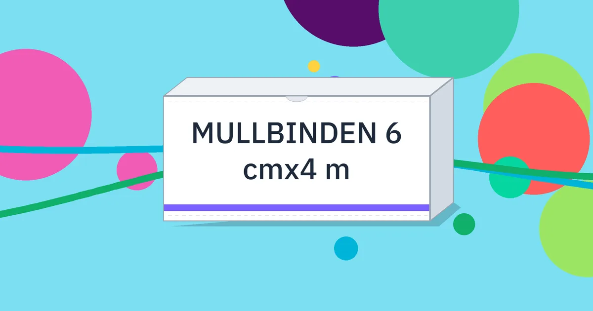 Symbolbild: Packung mit der Aufschrift MULLBINDEN 6 cmx4 m (PZN 12387518) – Verfügbarkeit und Bezug in Apotheken in Frankfurt am Main