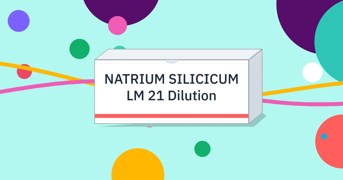 Symbolbild: Packung mit der Aufschrift NATRIUM SILICICUM LM 21 Dilution (PZN 12966920) – Verfügbarkeit und Bezug in Apotheken in Frankfurt am Main