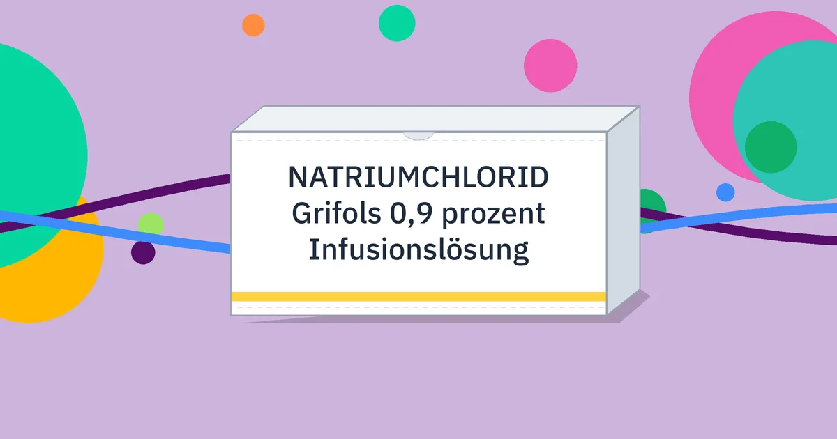 Symbolbild: Packung mit der Aufschrift NATRIUMCHLORID Grifols 0,9 prozent Infusionslösung (PZN 19394912) – Verfügbarkeit und Bezug in Apotheken in Frankfurt am Main