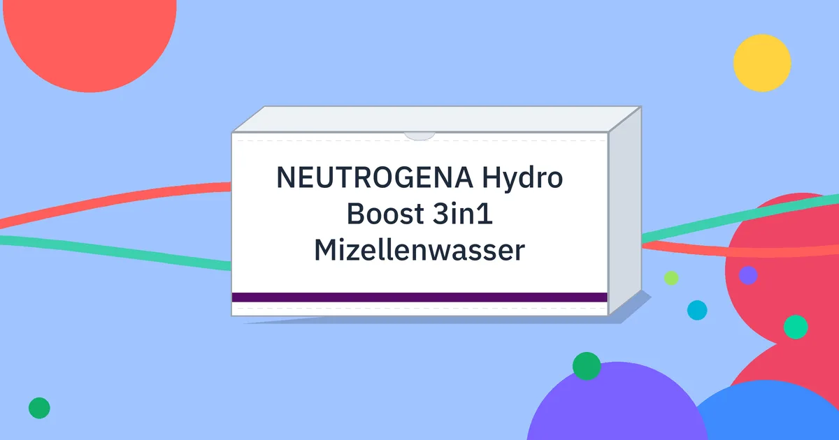 Symbolbild: Packung mit der Aufschrift NEUTROGENA Hydro Boost 3in1 Mizellenwasser (PZN 16585847) – Verfügbarkeit und Bezug in Apotheken in Frankfurt am Main