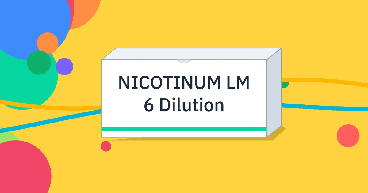 Symbolbild: Packung mit der Aufschrift NICOTINUM LM 6 Dilution (PZN 12969019) – Verfügbarkeit und Bezug in Apotheken in Frankfurt am Main