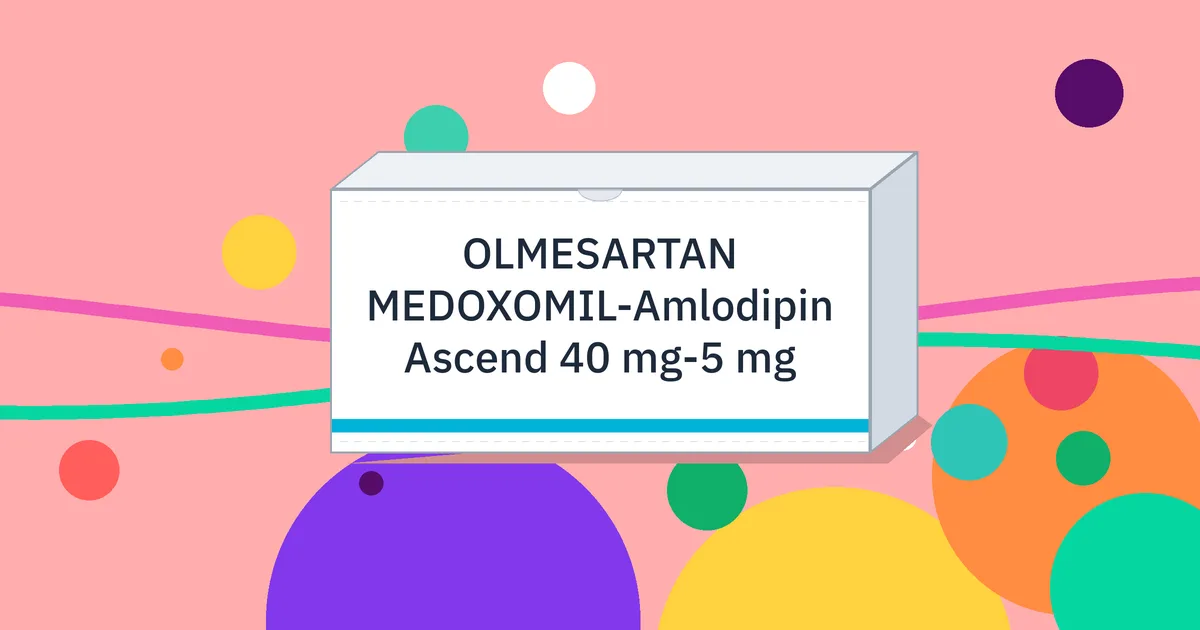 Symbolbild: Packung mit der Aufschrift OLMESARTAN MEDOXOMIL-Amlodipin Ascend 40 mg-5 mg (PZN 19184511) – Verfügbarkeit und Bezug in Apotheken in Frankfurt am Main