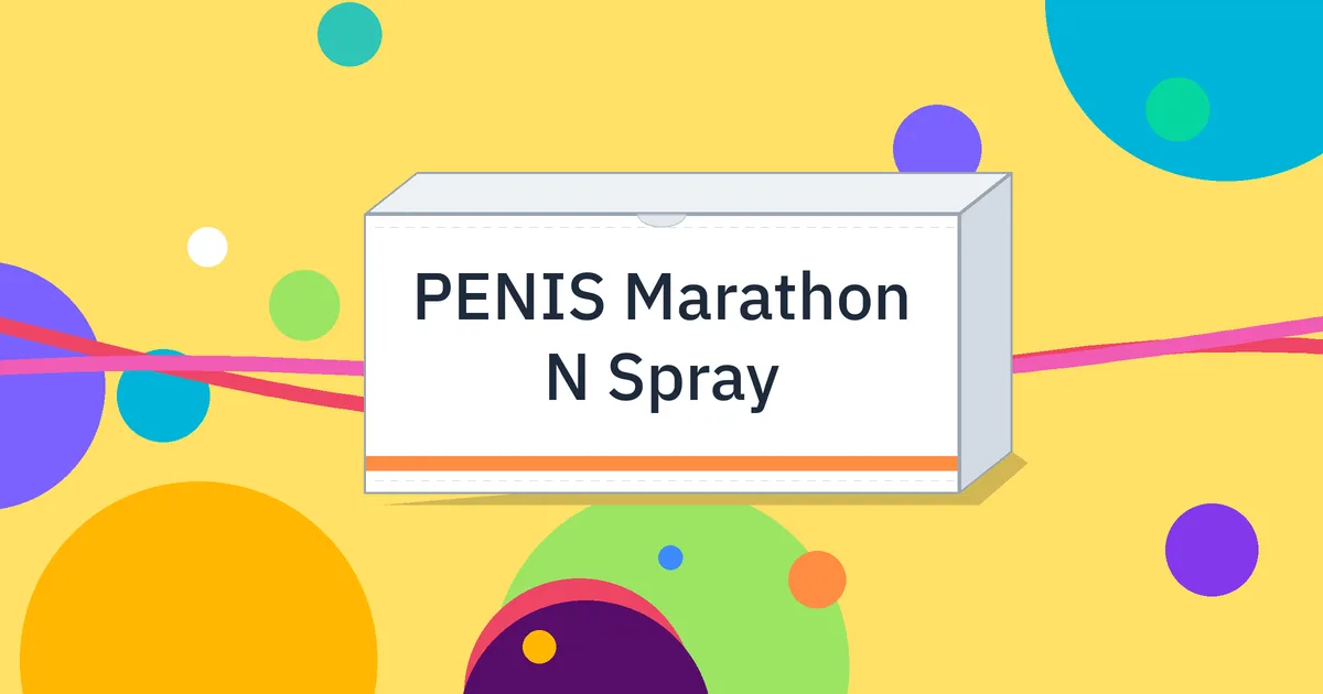 Symbolbild: Packung mit der Aufschrift PENIS Marathon N Spray (PZN 03035111) – Verfügbarkeit und Bezug in Apotheken in Frankfurt am Main