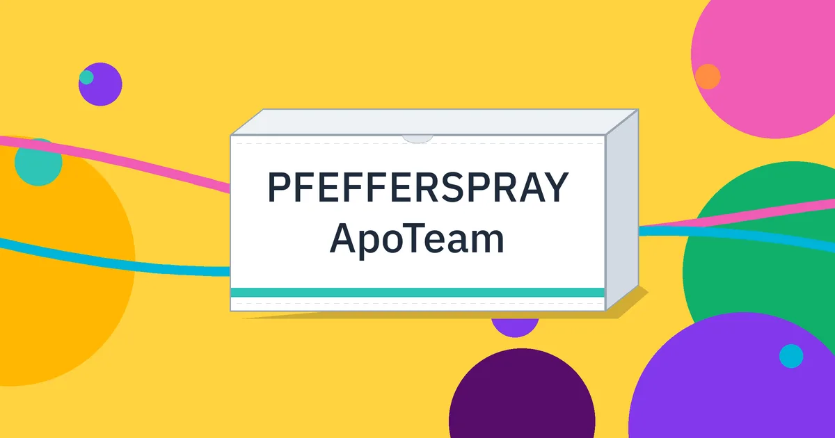 Symbolbild: Packung mit der Aufschrift PFEFFERSPRAY ApoTeam (PZN 11852048) – Verfügbarkeit und Bezug in Apotheken in Frankfurt am Main