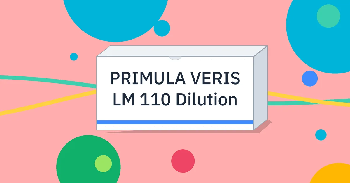 Symbolbild: Packung mit der Aufschrift PRIMULA VERIS LM 110 Dilution (PZN 13667817) – Verfügbarkeit und Bezug in Apotheken in Frankfurt am Main