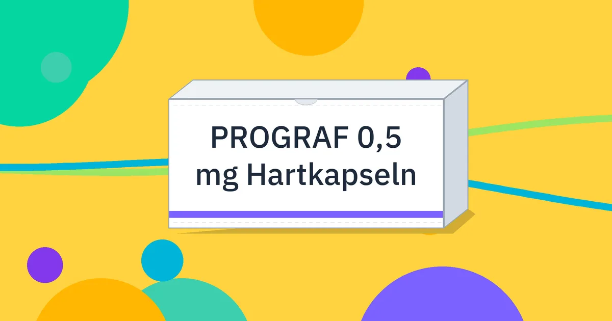 Symbolbild: Packung mit der Aufschrift PROGRAF 0,5 mg Hartkapseln (PZN 02531405) – Verfügbarkeit und Bezug in Apotheken in Frankfurt am Main
