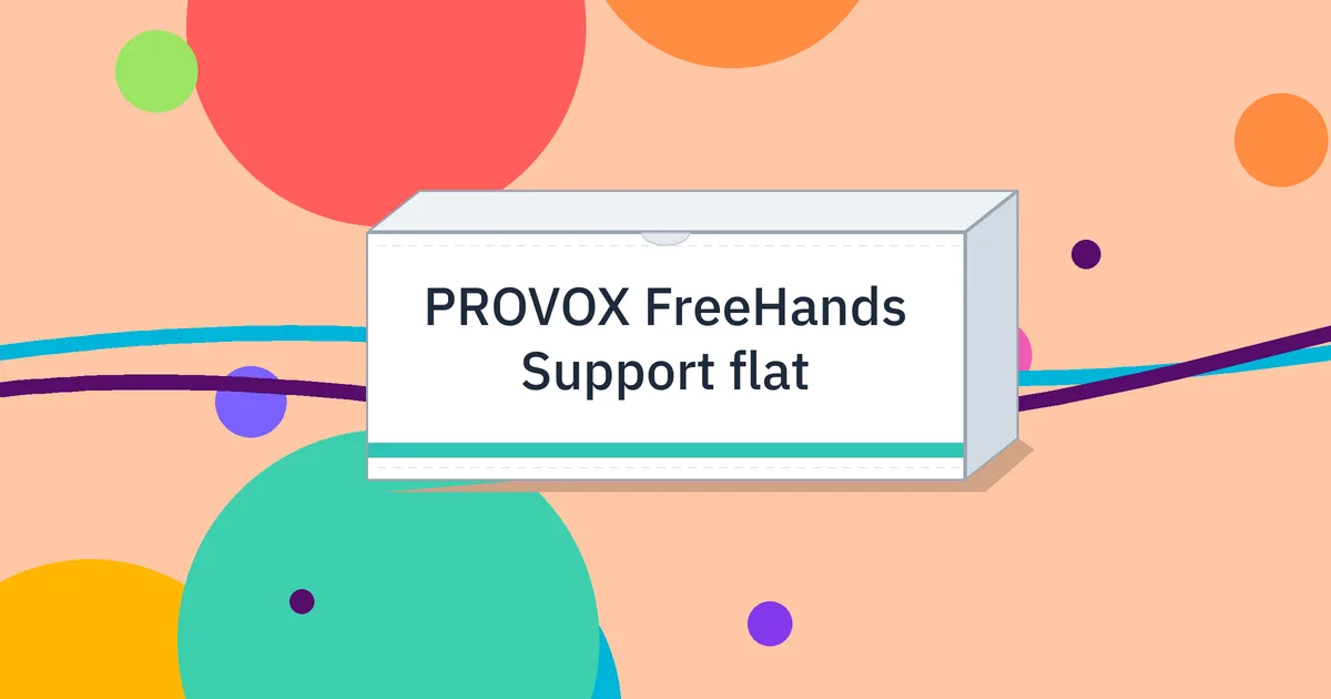Symbolbild: Packung mit der Aufschrift PROVOX FreeHands Support flat (PZN 12544774) – Verfügbarkeit und Bezug in Apotheken in Frankfurt am Main